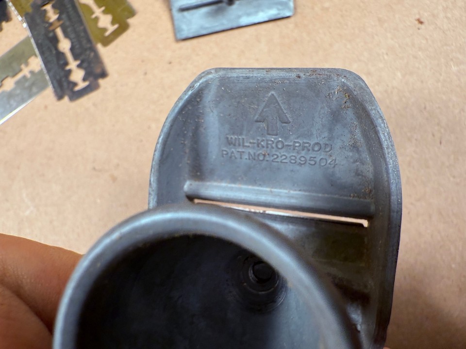 Vintage Wilkro Wil-Kro Razor Planer Pat. 1942 Craft Master Tool in Box ...