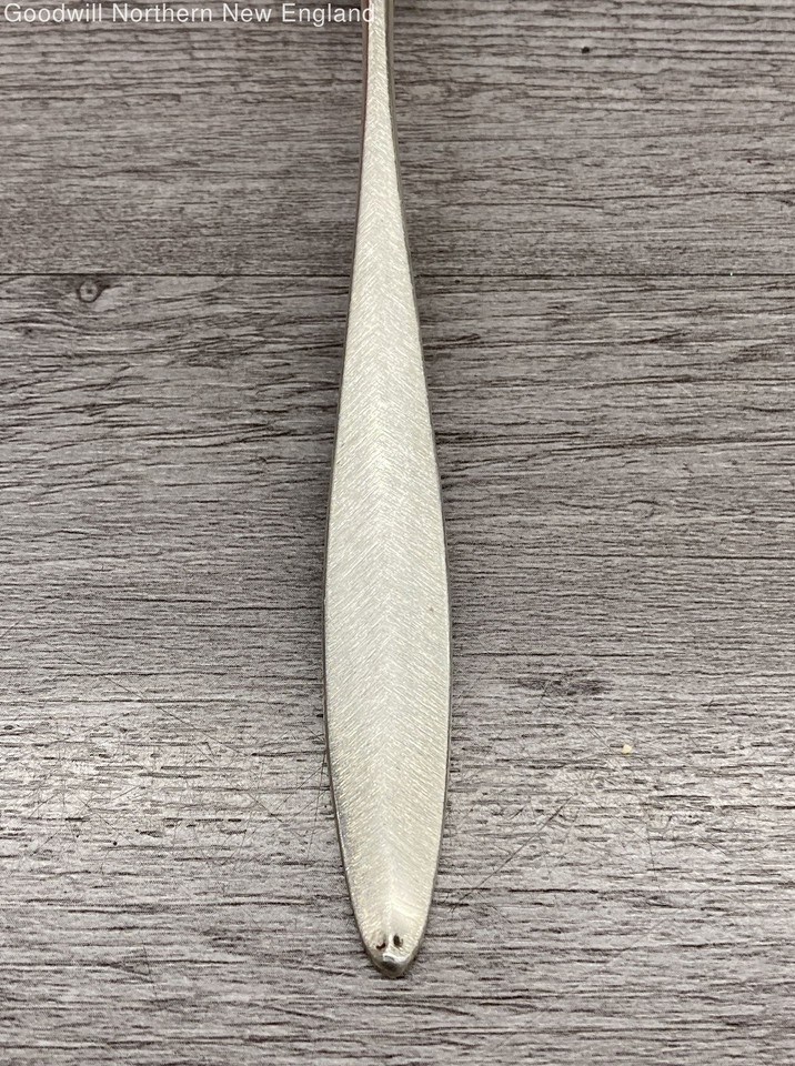 Sterling Silver Towle Vespera Pattern Frosted Handle Single Spoon 7" 46 ...