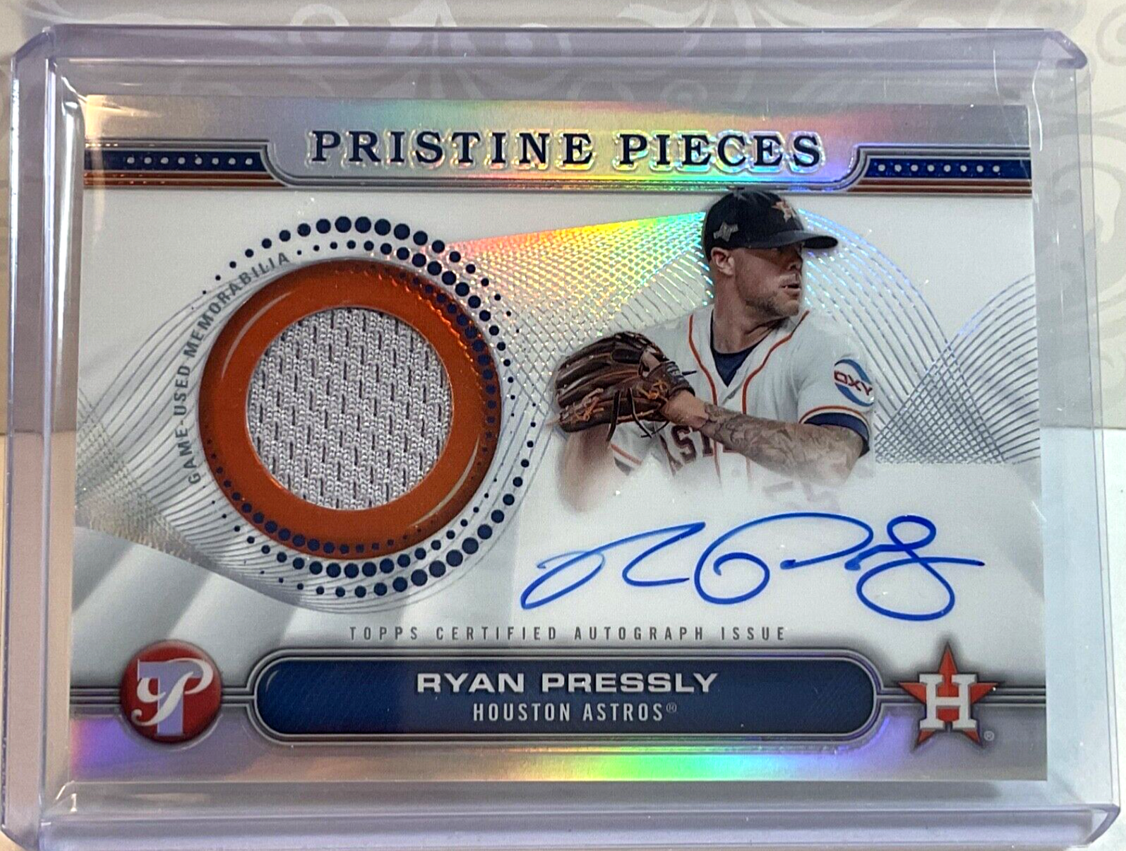 Ryan Pressly 2024 Topps Pristine Pieces Relic Auto #PPAR-RP Houston ...