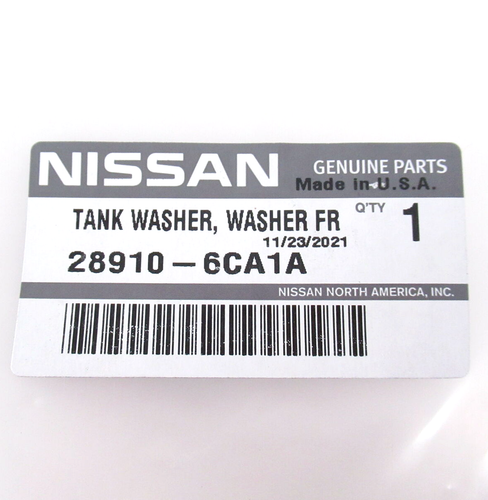 Genuine OEM Nissan 28910-6CA1A Windshield Washer Fluid Reservoir 2019 ...