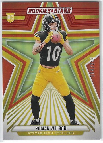2024 Panini Rookies & Stars - Rookies Roman Wilson #185 Orange /249 (RC ...
