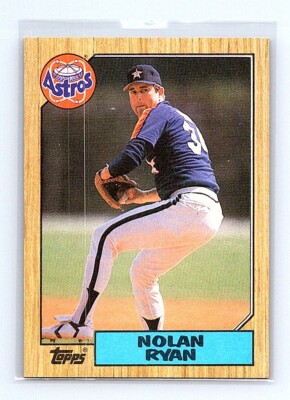 NOLAN RYAN - CENTERED & SHARP CORNERS - 1987 Topps #757 - (C4) | eBay