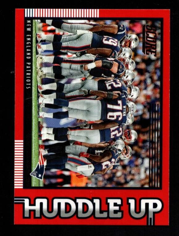 2020 SCORE HUDDLE UP RED RETAIL #HDL-NE NEW ENGLAND PATRIOTS | eBay