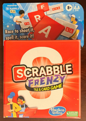 NEW!! Scrabble Frenzy Tile & Card Game - Hasbro Gaming SEALED!! | eBay