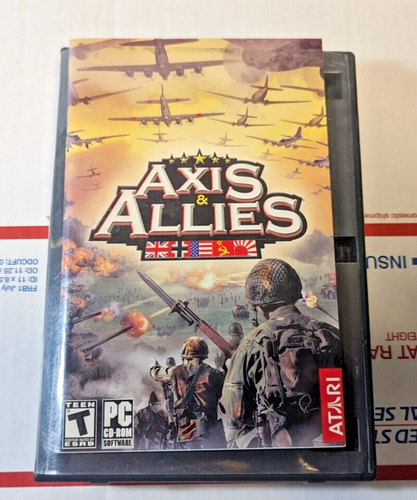 Axis & Allies PC-CD ROM - Install Disc & Play Disc, Manuals- NO CASE | eBay