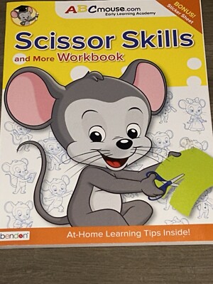 ABC Mouse Workbooks Bendon Scissor Skills Kid's Fine Motor Exercises ...