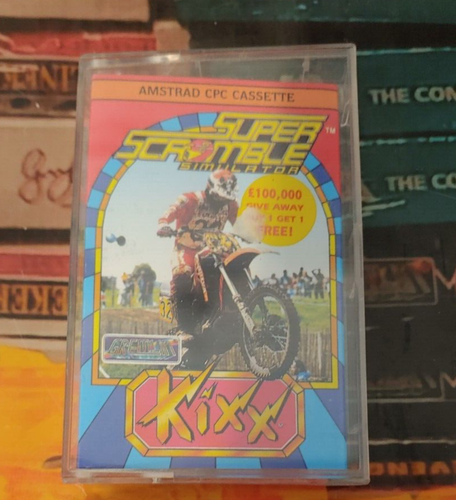 Super Scramble (KIXX 1987) Amstrad CPC (Tape, Box, Manual) classic 8 ...