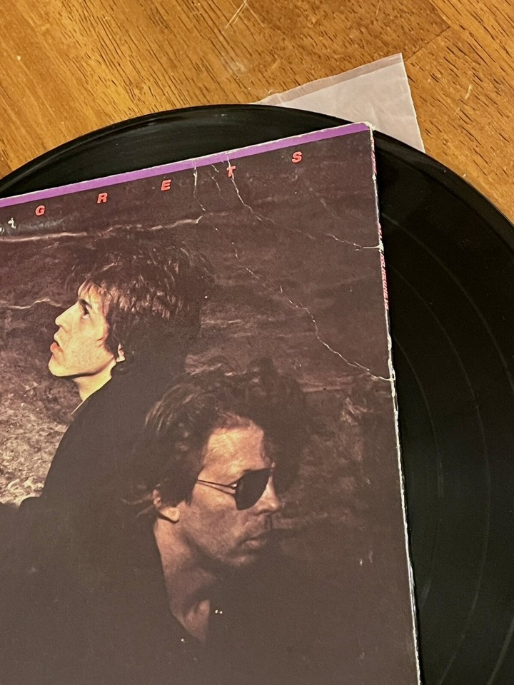 Jack Casady Brian Marnell Paul Zahl SVT vinyl lp 1981 No Regrets DEMO ...