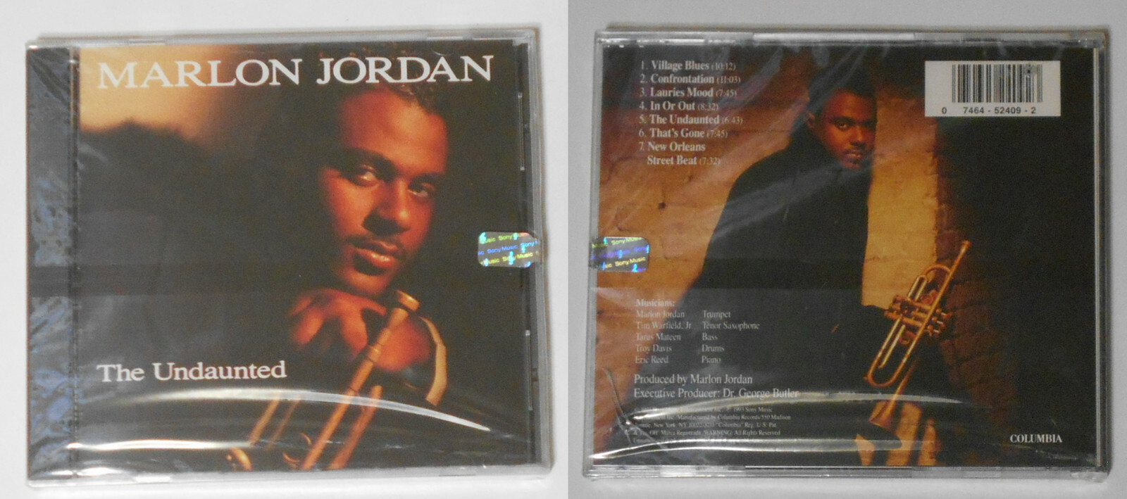 Marlon Jordan - The Undaunted - sealed U.S. cd | eBay