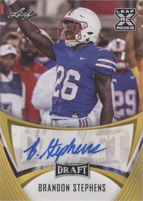 2021 Leaf Draft - Autographs Brandon Stephens #BA-BS3 Gold (AU, RC) for ...