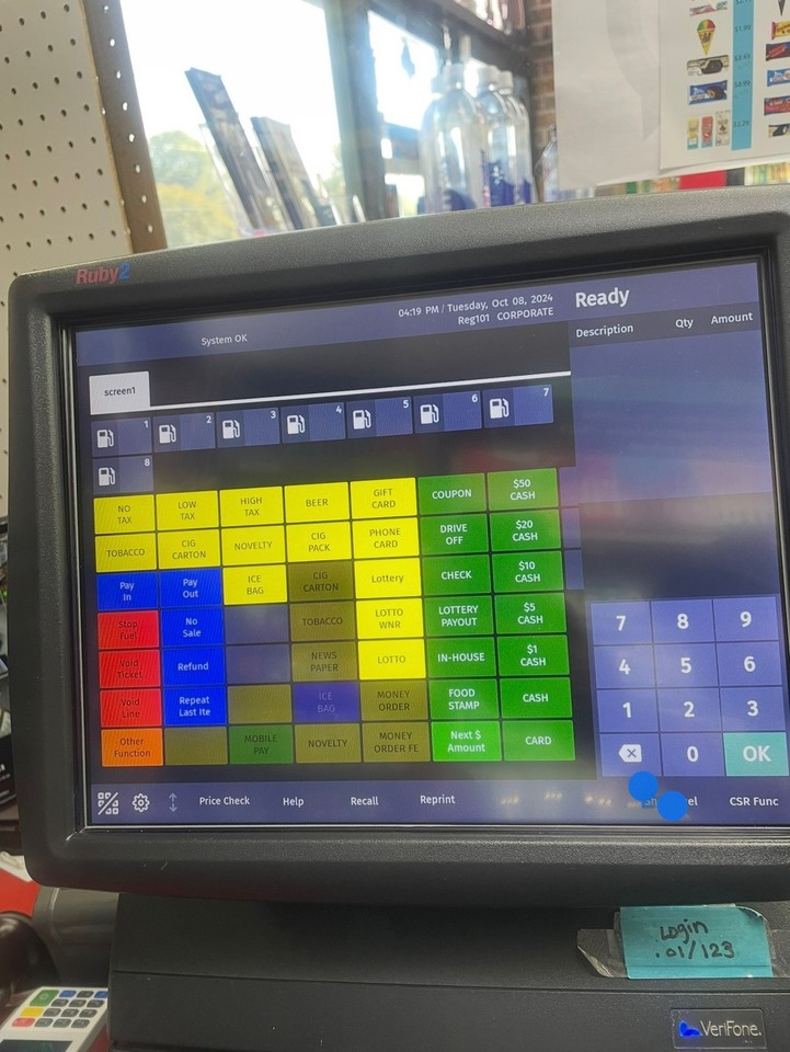 Verifone Ruby 2 Gas Station POS Register | eBay