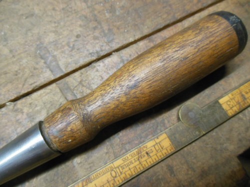 vintage T H Witherby socket chisel 3/4" bevel edge old wood carving ...