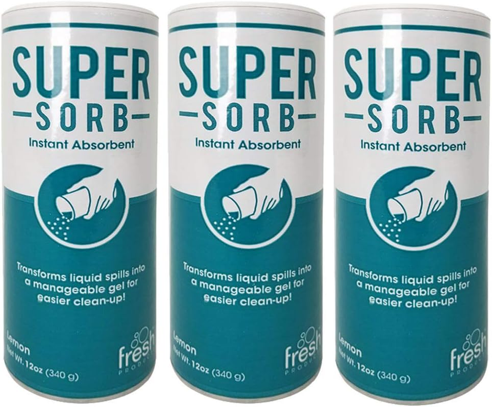 Fresh Products Super Sorb Instant Absorbent Clean up Vomit 12 Oz [Set ...