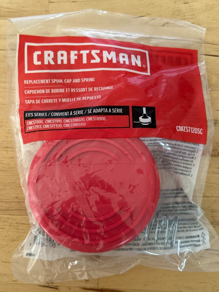 CRAFTSMAN String Trimmer Spool Cap And Spring CMZST120SC Genuine OEM G7 ...
