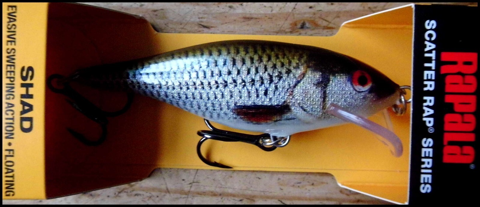 FISHING LURES RAPALA SCATTER RAP SHAD SCRS 7 cm ROL (Live Roach) color ...