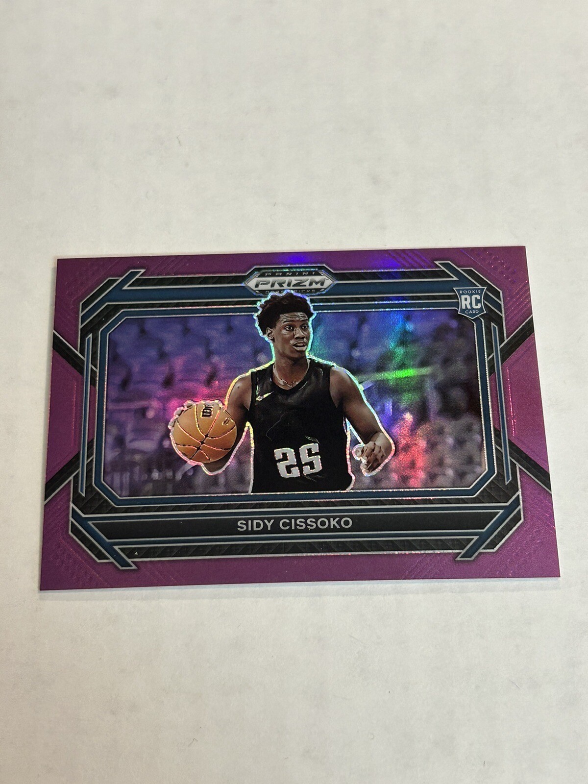 2023-24 PANINI PRIZM DRAFT SIDY CISSOKO 61/75 PURPLE ROOKIE VARIATION ...
