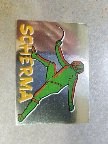 Fencing Scherma Foil 1986 Panini Supersport Italian Sticker RARE ...