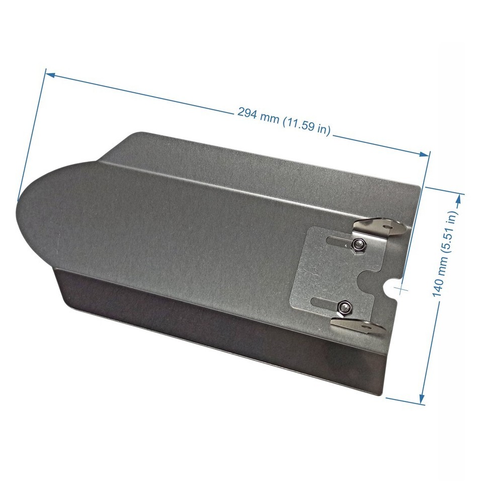 Spray Deflector Shield for Transducer Lowrance TotalScan, Active ...