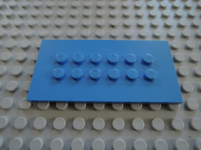 Lego 1 x Fliese 4x8 Mittelnoppen Dach Eisenbahn 6576 blau 4555 4549 ...