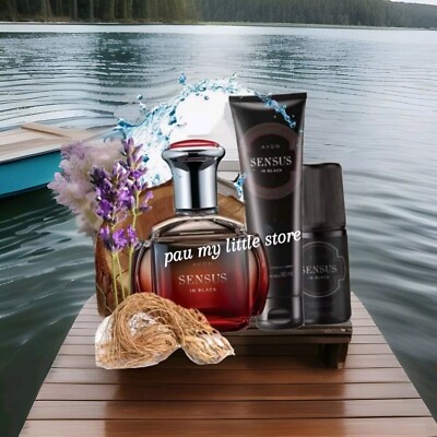 Sensus In Black Set For Men's Original Cologne By Avon | eBay