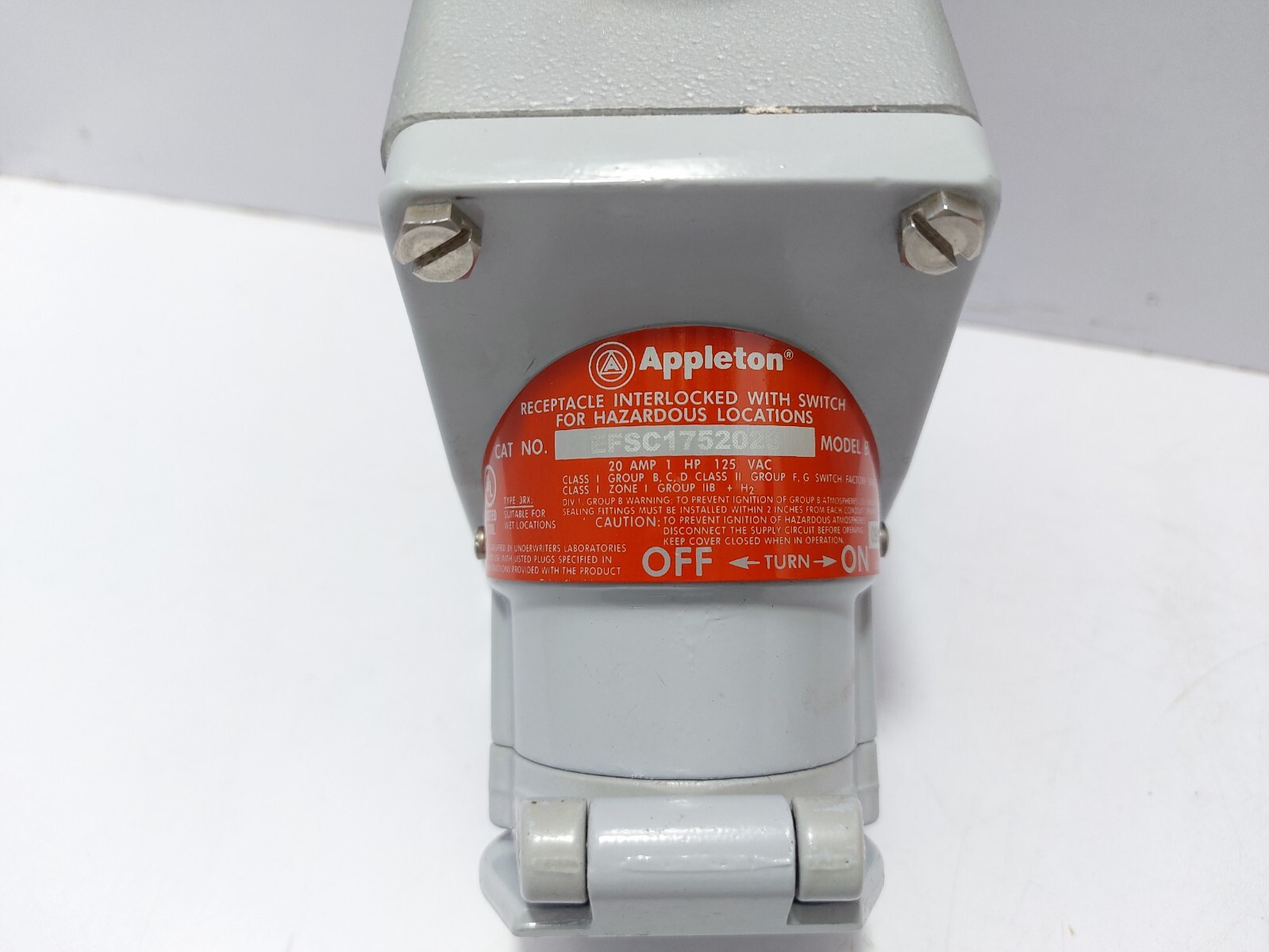 Appleton EFSC1752023 Mall Iron 20AMP U-Line | eBay