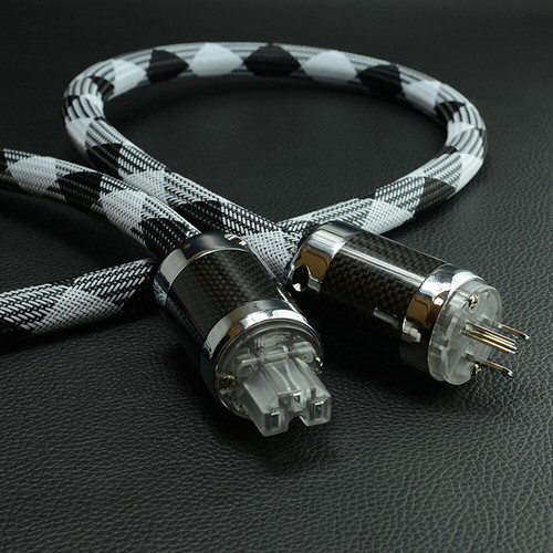 OCC US AC Rhodium Plated Plug Power Cable Audiophile Audio Main Supply ...