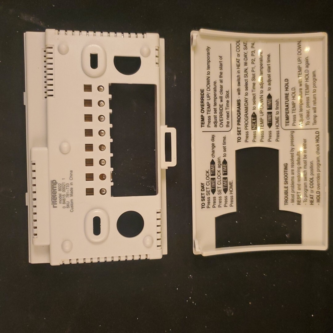 Ritetemp Thermostat Problems