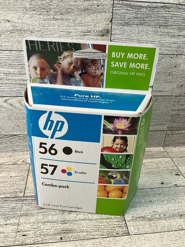 Genuine HP 56 57 Ink Cartridge Combo for HP5650 5850 Printer OEM INK ...