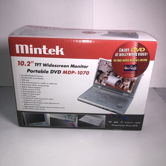 Mintek MDP-1070 Portable DVD Player for sale online | eBay