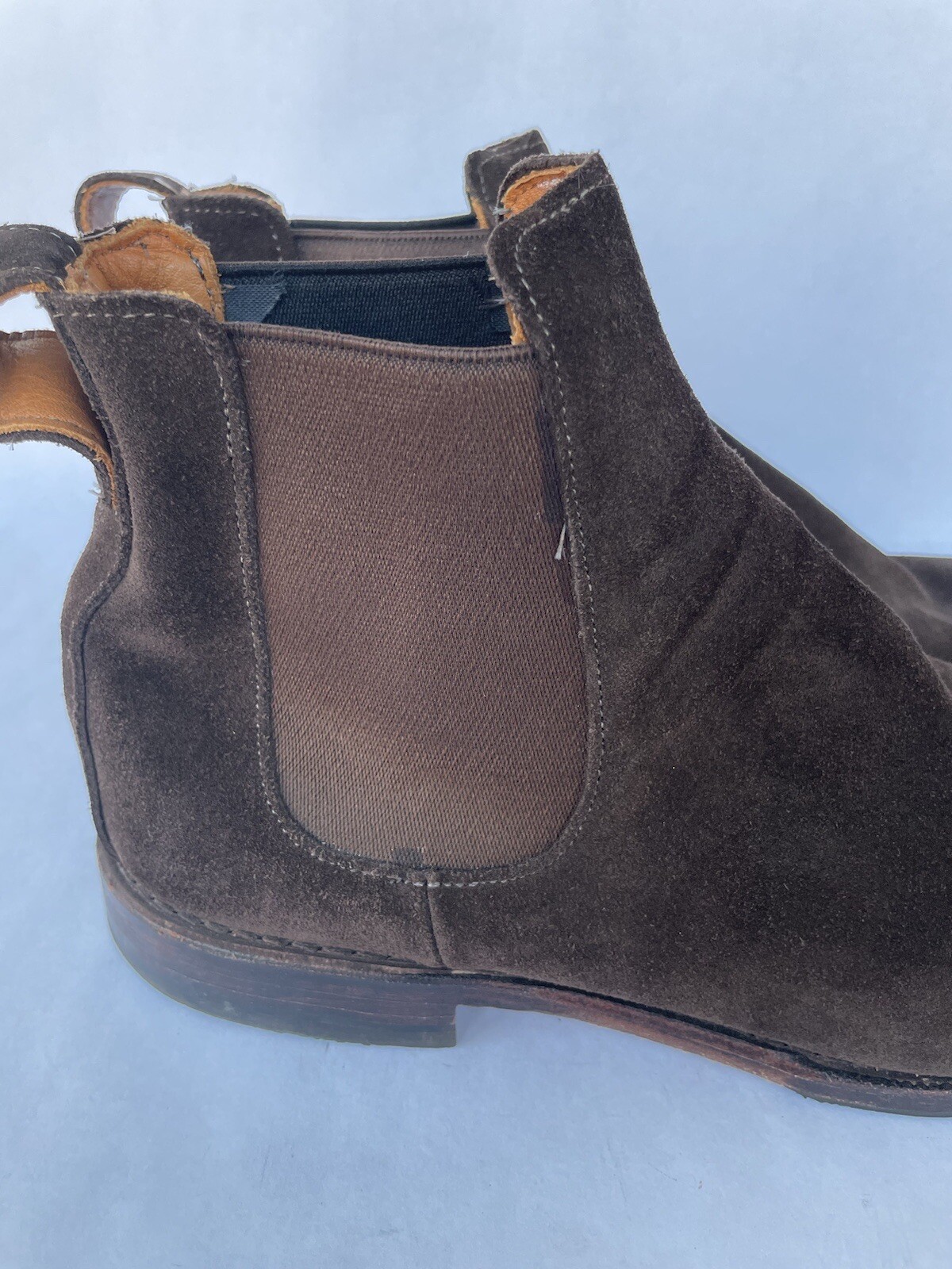 Allen Edmonds "LIVERPOOL" Men's Suede Chelsea Boots 9 D Brown USA | eBay