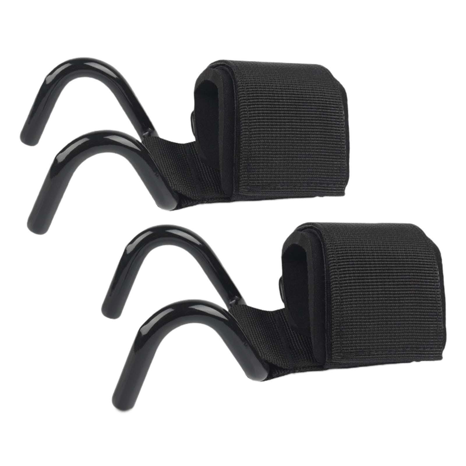 Power Lifting Hooks Heavy Duty Deadlift Straps Weight Lifting Hooks ...