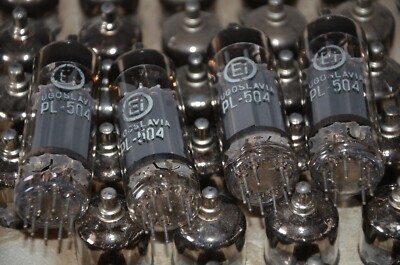 Rare Matched QUAD PL504 NOS GRAAF GM100 GM200 OTL Amplifiers EI Philips ...