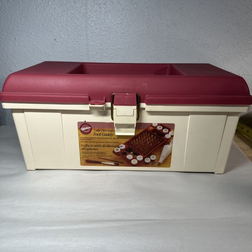 100 PCS. WILTON CAKE DECORATING CADDY WITH TIPS & EXTRAS | eBay