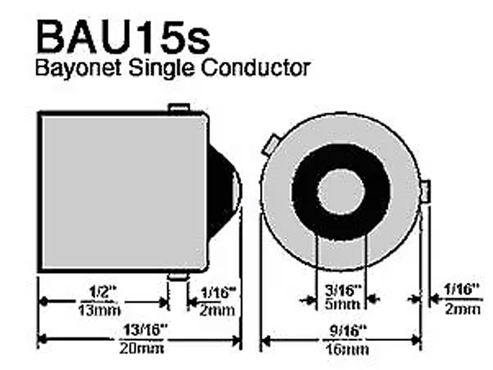 2x Offset BAU15S 1156 Plastic Wired Light Bulb Socket Holder PY21W LED ...
