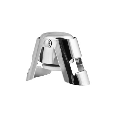 NEW CHAMPAGNE STOPPER Sparkling Wine Plug Keeper Sealer 18/8 STAINLESS ...