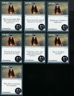 Star Trek TOS Archives and Inscriptions Miramanee all 19 cards | eBay
