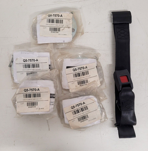 Q'STRAINT Wheelchair Tie Down Lap Shoulder Belt Deluxe Retractor Kit ...