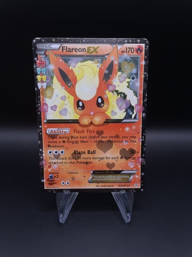 Flareon EX RC6/RC32 Generations Holo Rare Radiant Collection Pokémon ...