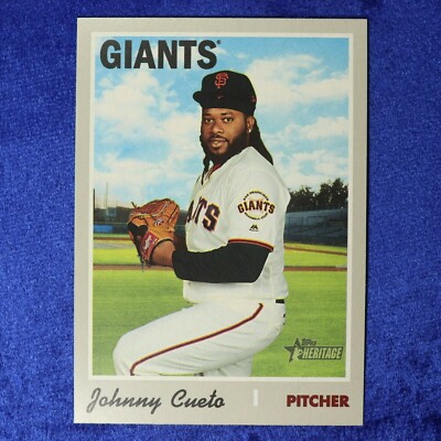 2019 Topps Heritage SP Card #711: Johnny Cueto (THSP-771) | eBay