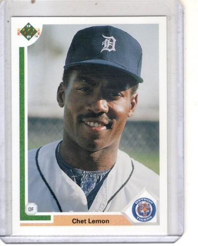 1991 Upper Deck - #389 Chet Lemon Detroit Tigers baseball card | eBay