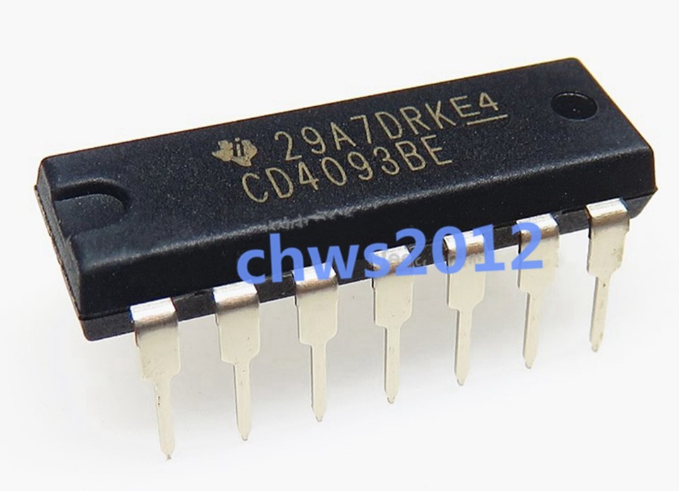 20Pcs CD4093BE CD4093 4093 DIP-14 Ti Chip New | eBay