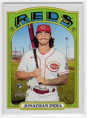 Jonathan India 2021 Topps Heritage High Number #541 Rookie Card (RC ...