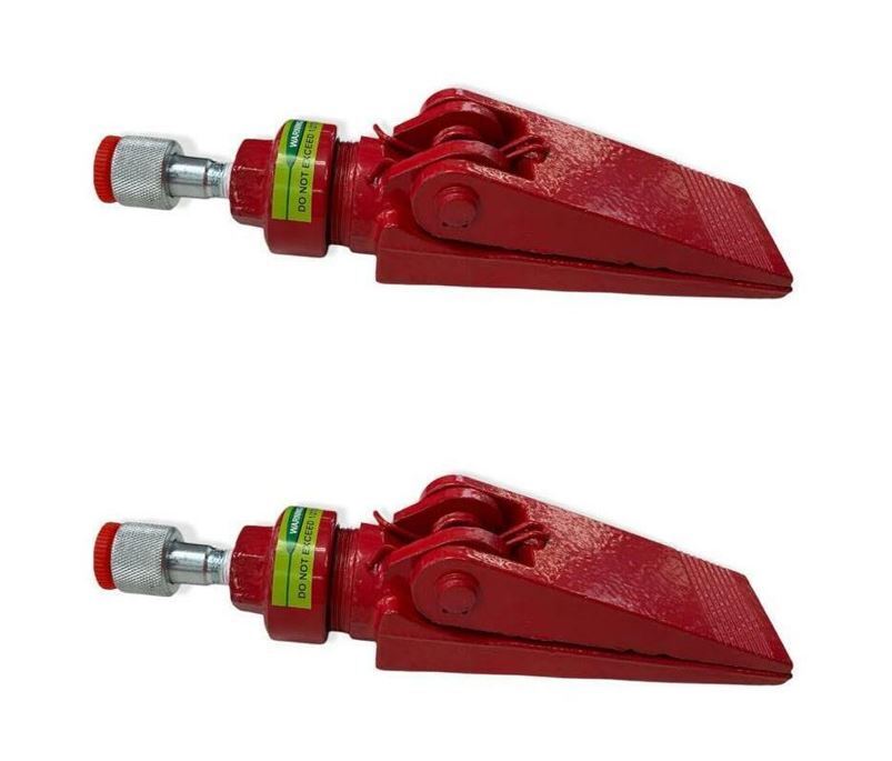 2 X 1/2Ton Spreader Hydraulic Jaw Ram Half Coupler 1/4" NPT PORTA POWER ...