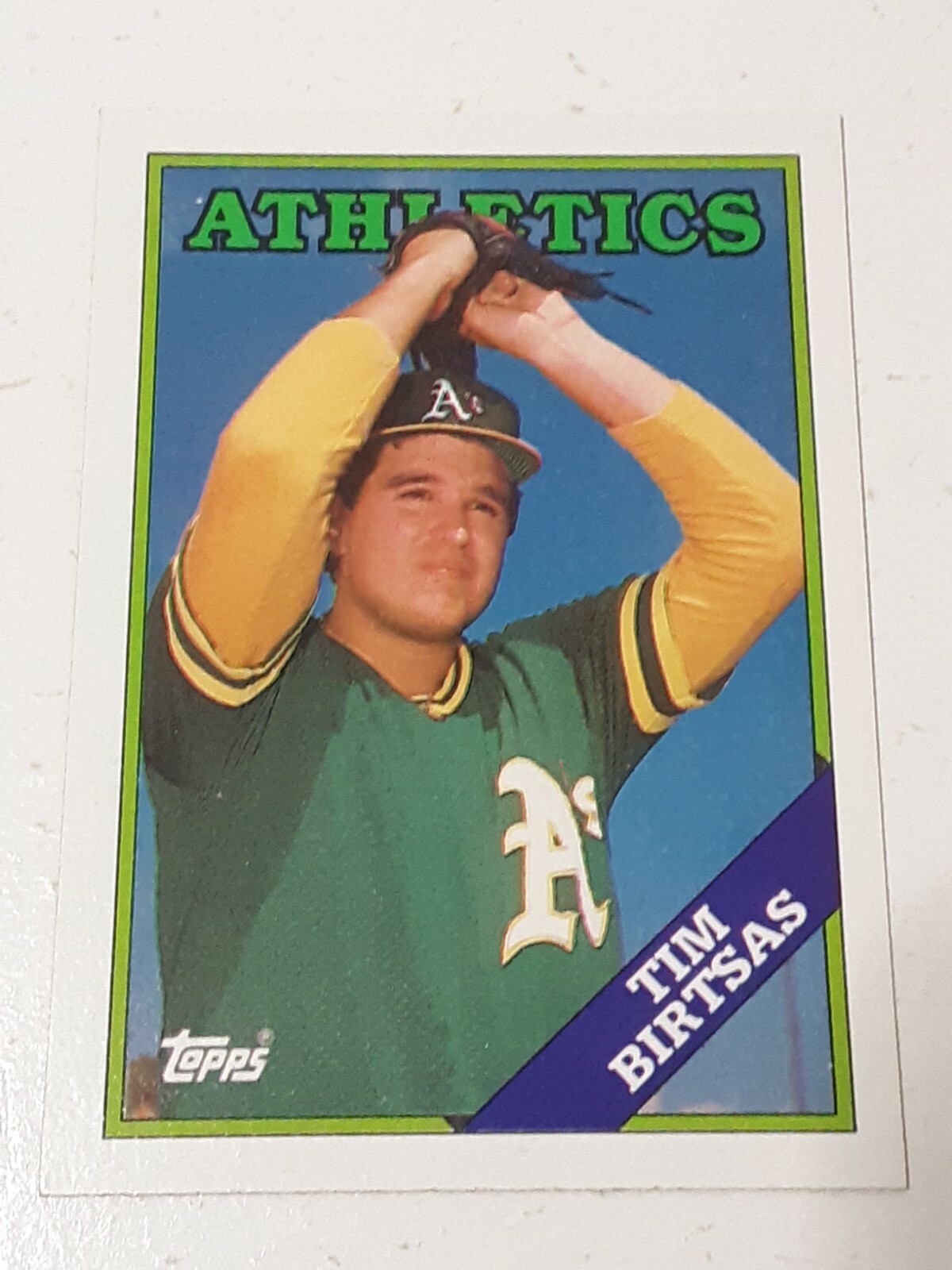 Tim Birtsas Oakland Athletics 1988 Topps Card #501 | eBay