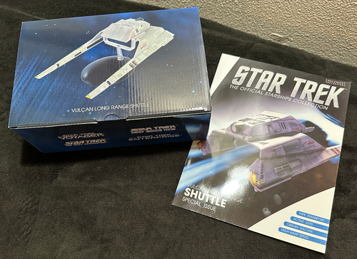 Eaglemoss Star Trek XL Vulcan Long Range Shuttle 'Surak' Starship w ...