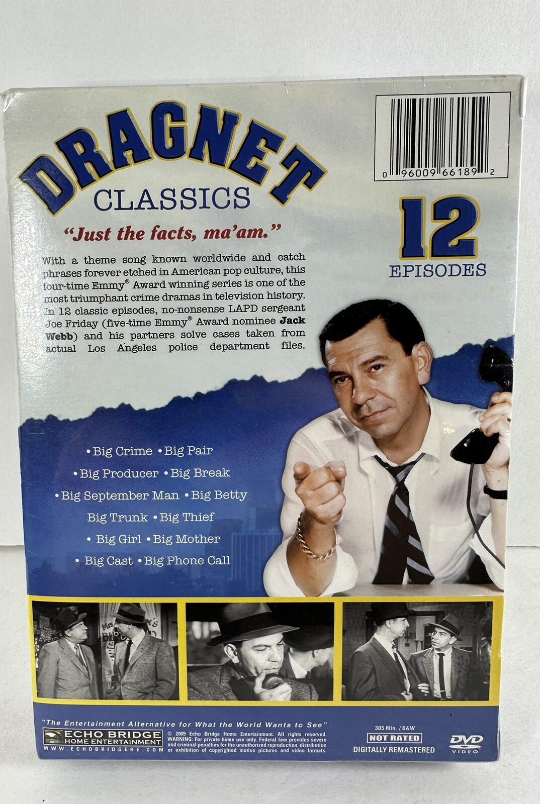 Dragnet Classics, Vol. 1 (DVD, 2009, 2-Disc Set) for sale online | eBay