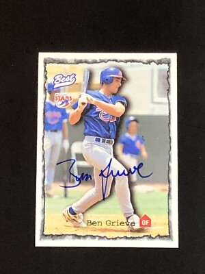 1997 Team Best #11 Ben Grieve Autograph Huntsville Stars | eBay