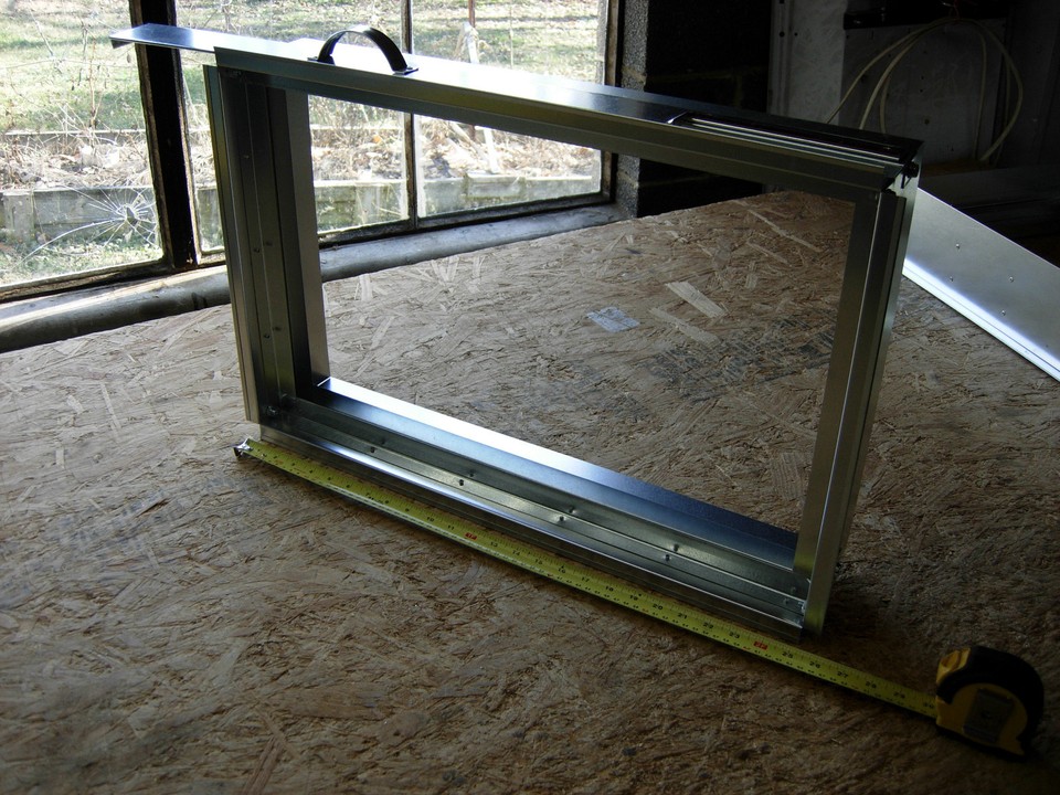 Return Air Filter Rack 25 x 16 x 1" filter,duct work,hvac,heating. Long ...