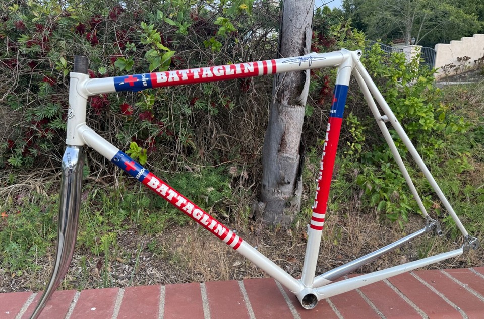 Battaglin Power + Plus Team Frame Set Kit Lugged Steel Size 56cm Made ...
