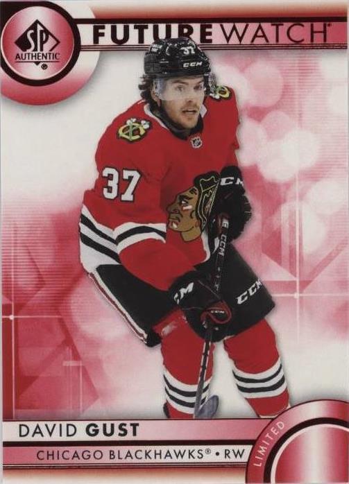 2023-24 Sp Authentic - Future Watch David Gust #123 Limited Red (RC ...